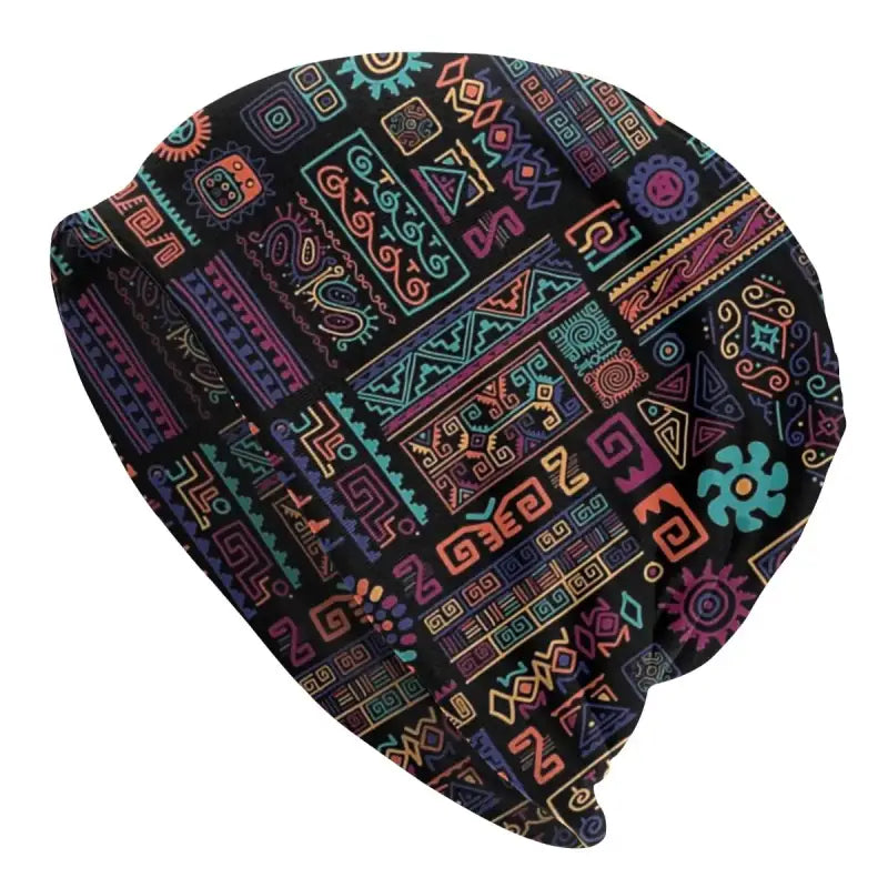 Bonnet Motif Africain – Afro Élégance