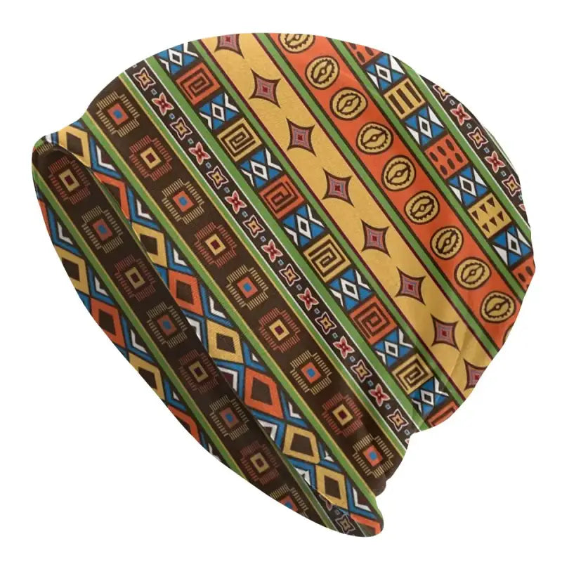 Bonnet Motif Africain Coloré – Afro Élégance