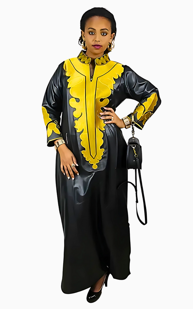 Boubou Africain Femme Tendance – Afro Élégance