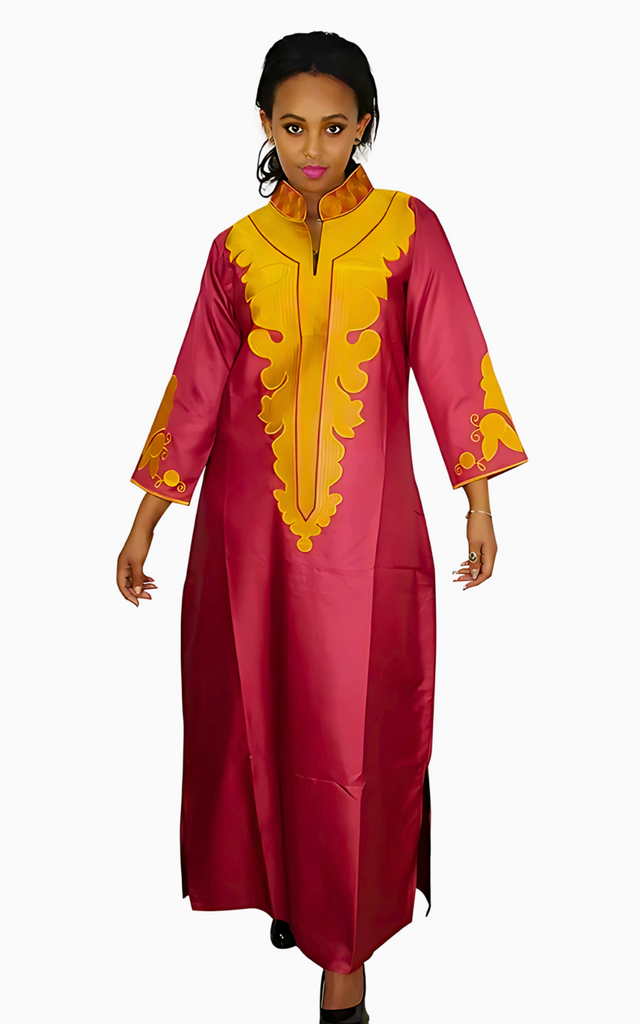 Boubou Africain Femme Tendance – Afro Élégance