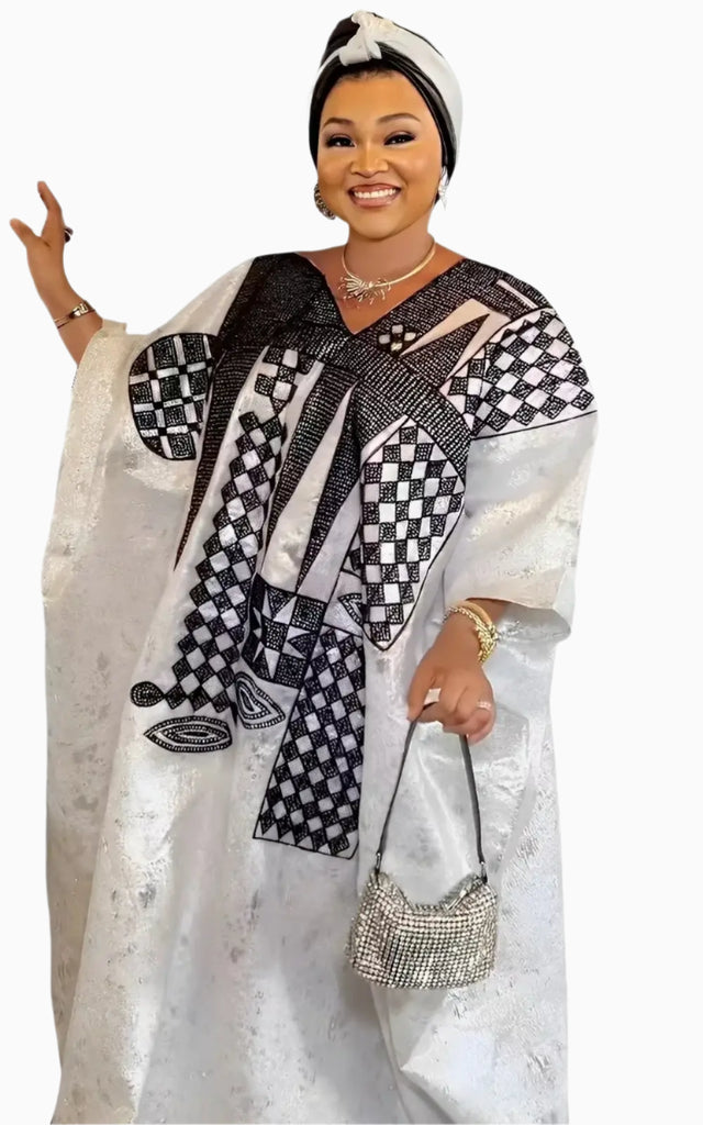 Boubou Traditionnel Senegalais Femme – Afro Élégance