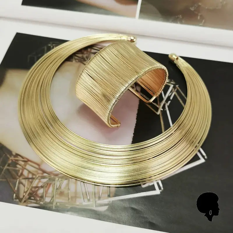 Collier Africain Ras Du Cou – Afro Élégance