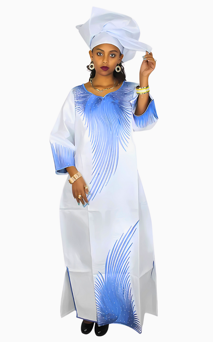Boubou Africain Femme – Afro Élégance