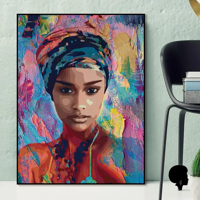 Grand Tableau Africain – Afro Élégance