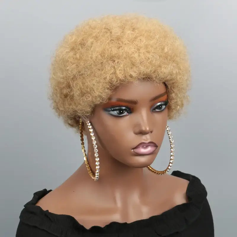 Perruque Afro Kinky Curly – Afro Élégance