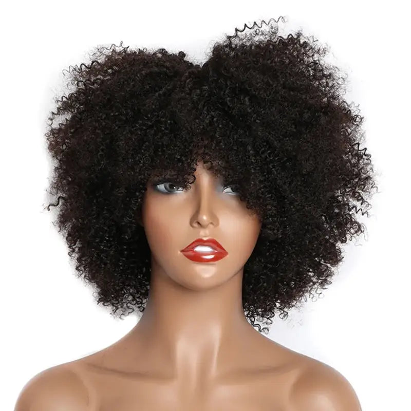 Perruque Afro Naturelle Africaine – Afro Élégance