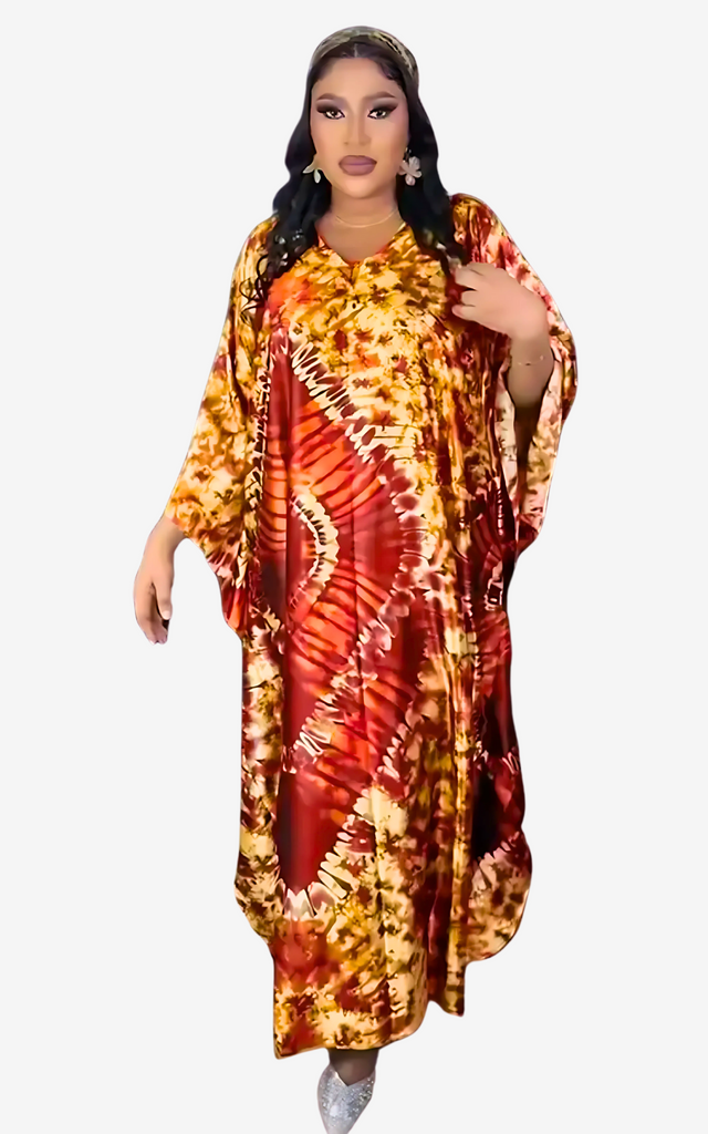 Robe Boubou Africain Maxi – Afro Élégance