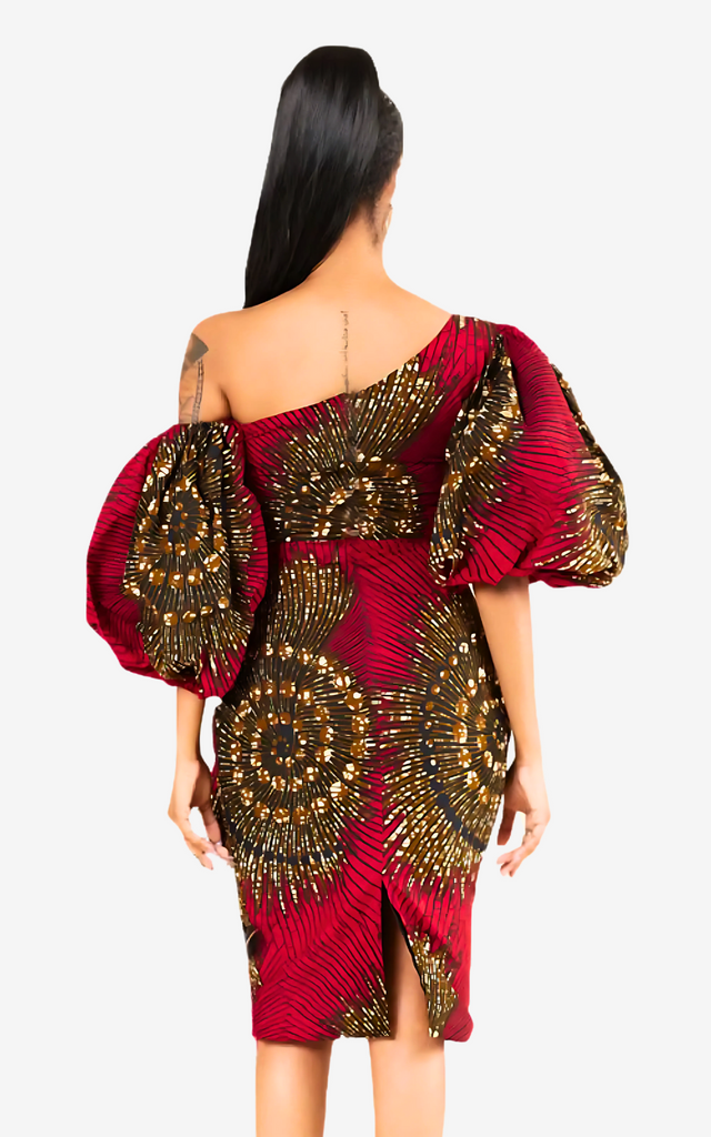 Robe en Tissu Africain – Afro Élégance