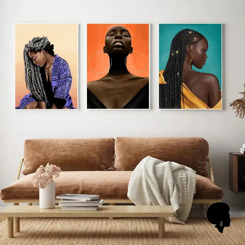 Tableau Africain Femme – Afro Élégance