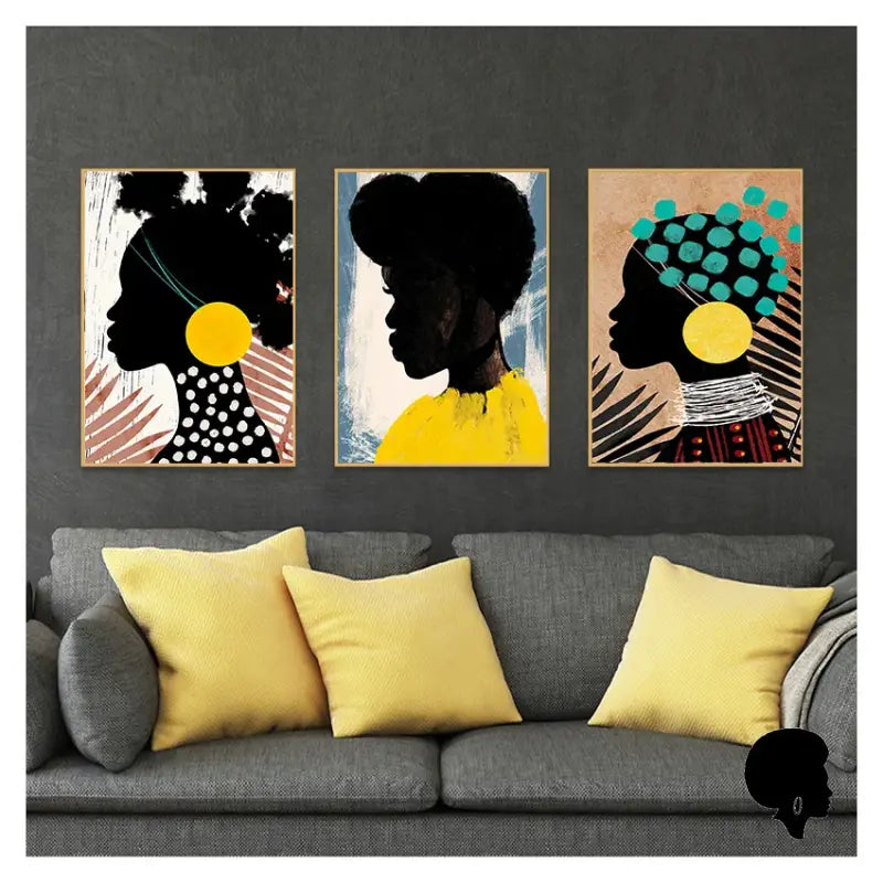 Tableau Africain Moderne – Afro Élégance