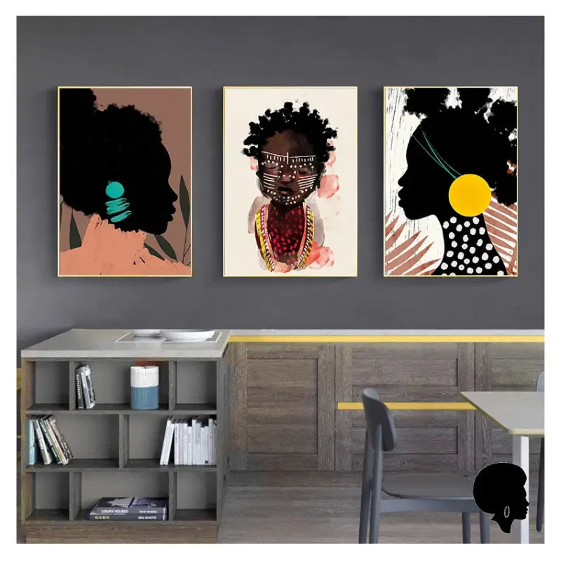 Tableau Africain Moderne – Afro Élégance