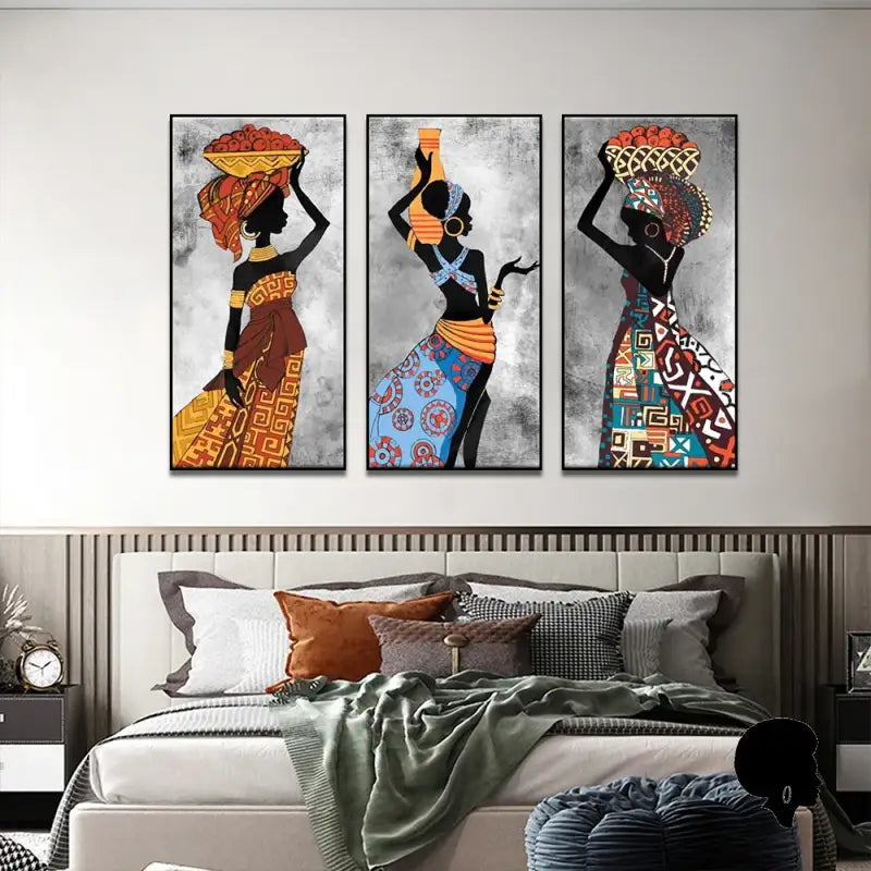 Tableau Africaine Couleur – Afro Élégance