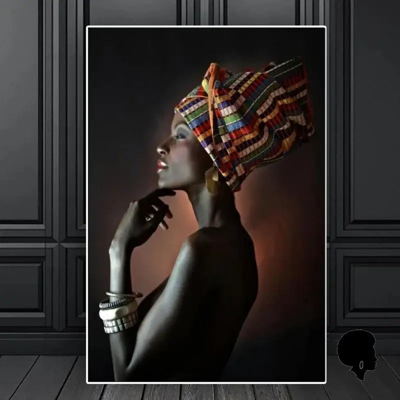 Tableau Contemporain Africain – Afro Élégance