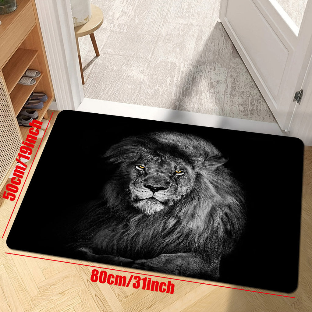 Tapis Africain Salon Motif Lion – Afro Élégance